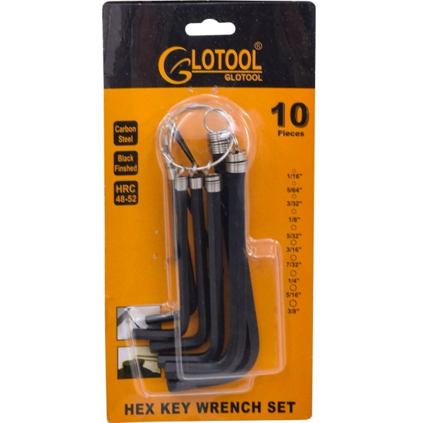 Sonic Hardware (Sarawak) Sdn Bhd - GLOTOOL HEX WRENCH 1/16 - 3/8